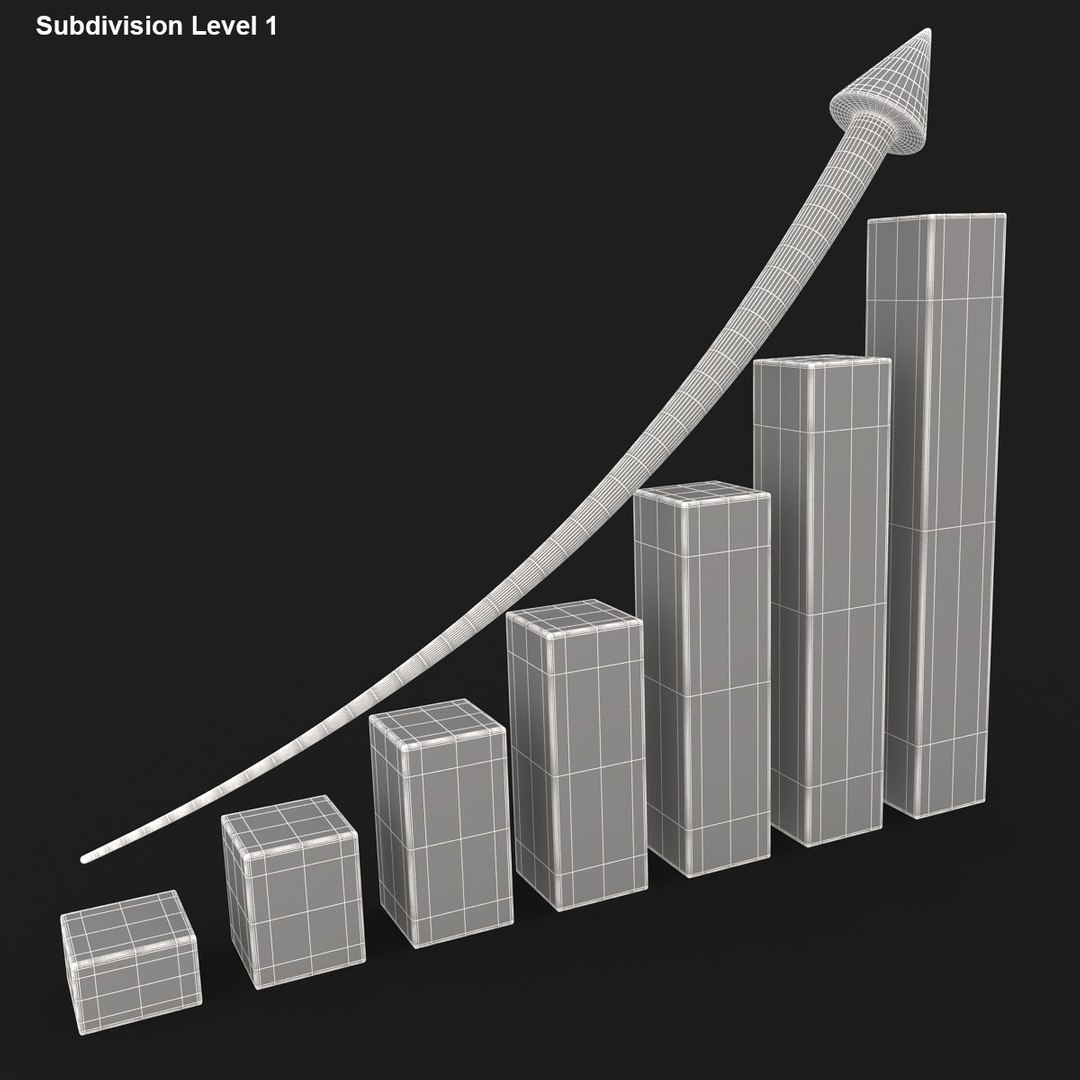 3D Trend Arrow - TurboSquid 1396063