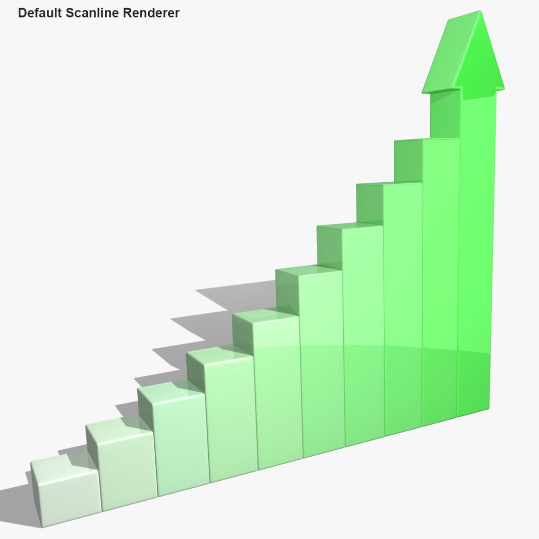 3D Trend Arrow - TurboSquid 1396063