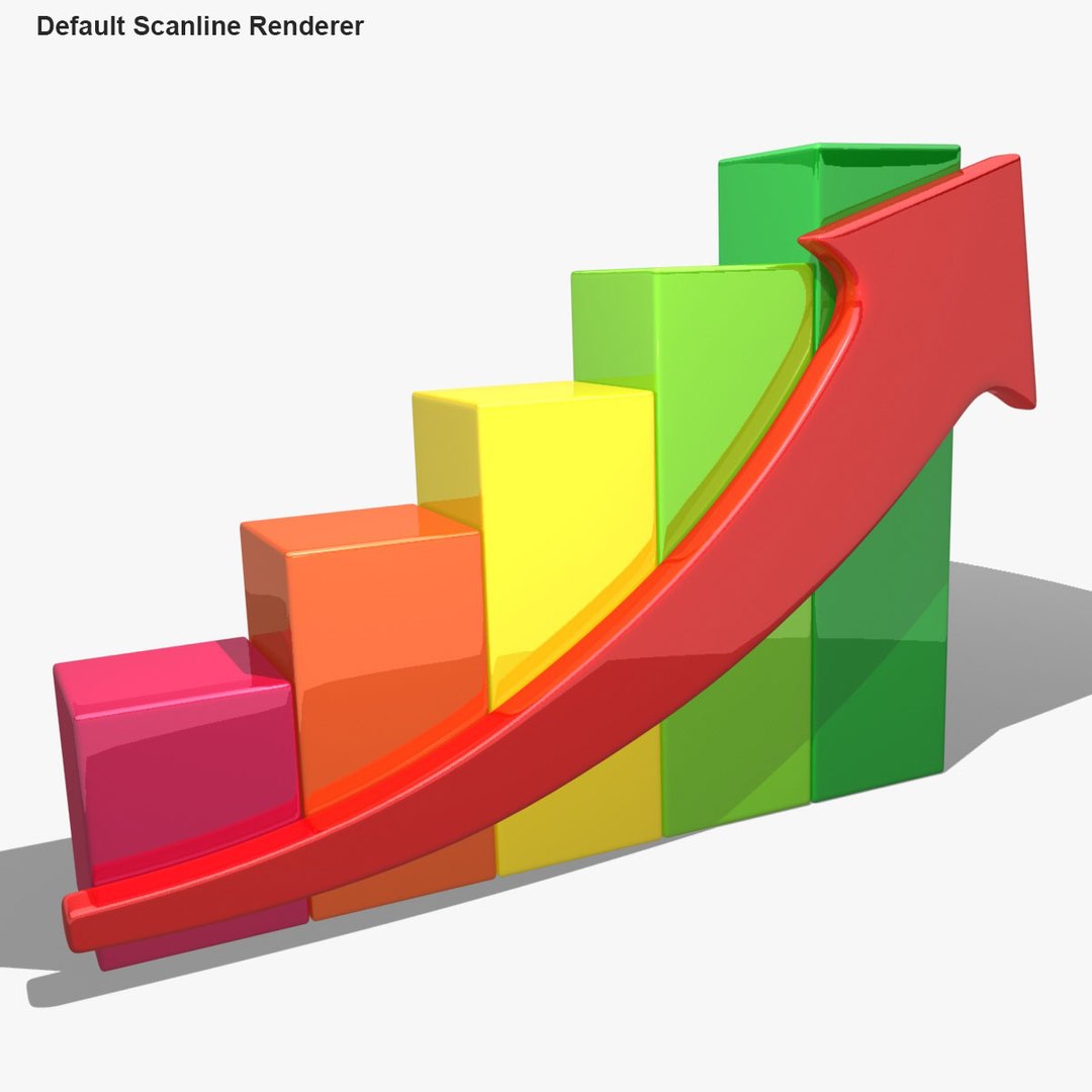 3D Trend Arrow - TurboSquid 1396063