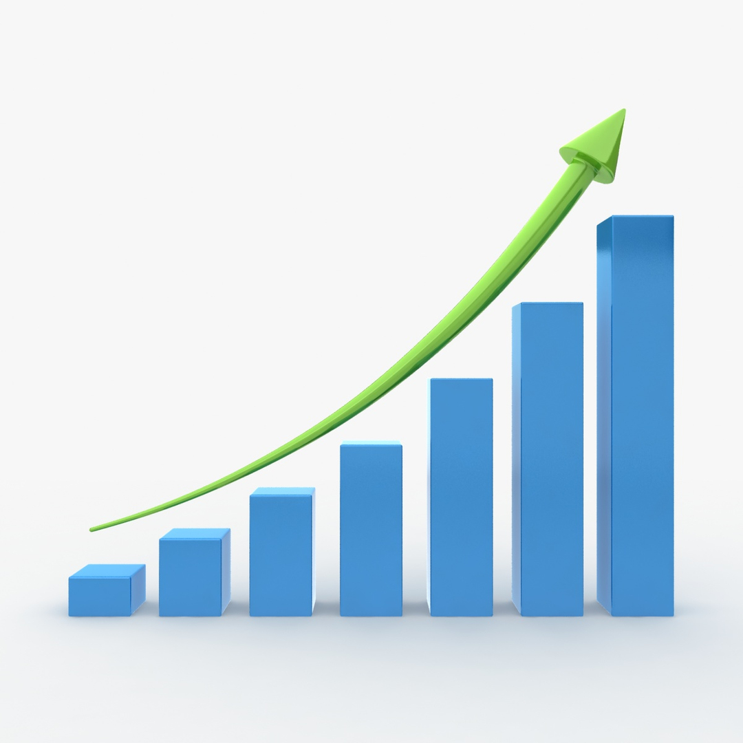 3D Trend Arrow - TurboSquid 1396063