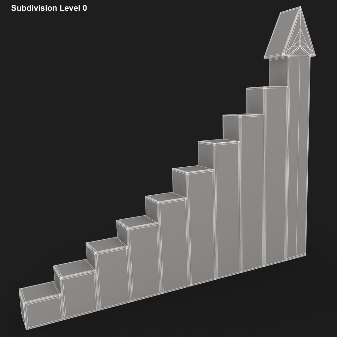 3D Trend Arrow - TurboSquid 1396063