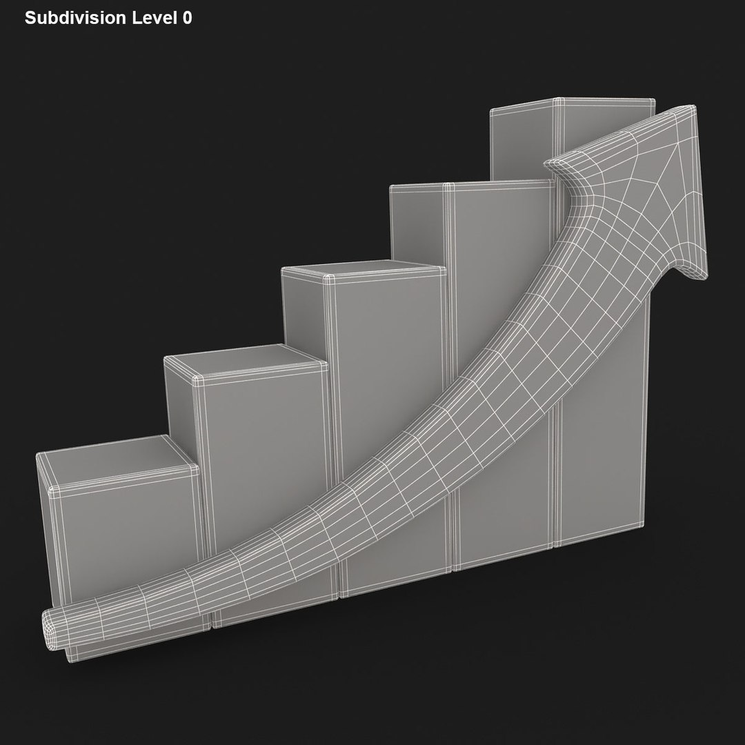 3D Trend Arrow - TurboSquid 1396063