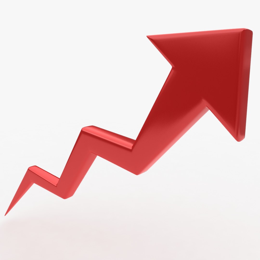 3D Trend Arrow - TurboSquid 1396063