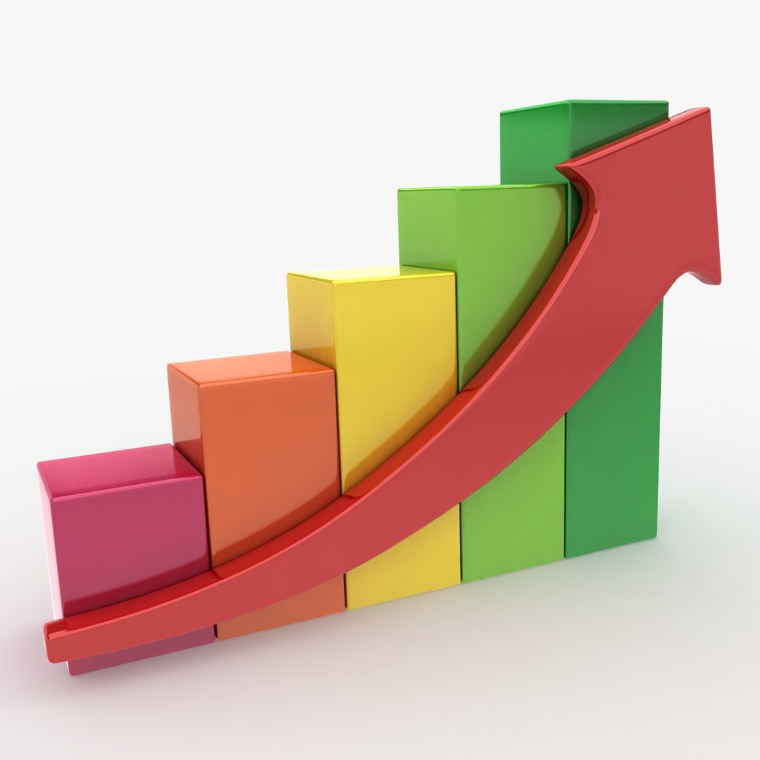 3D Trend Arrow - TurboSquid 1396063