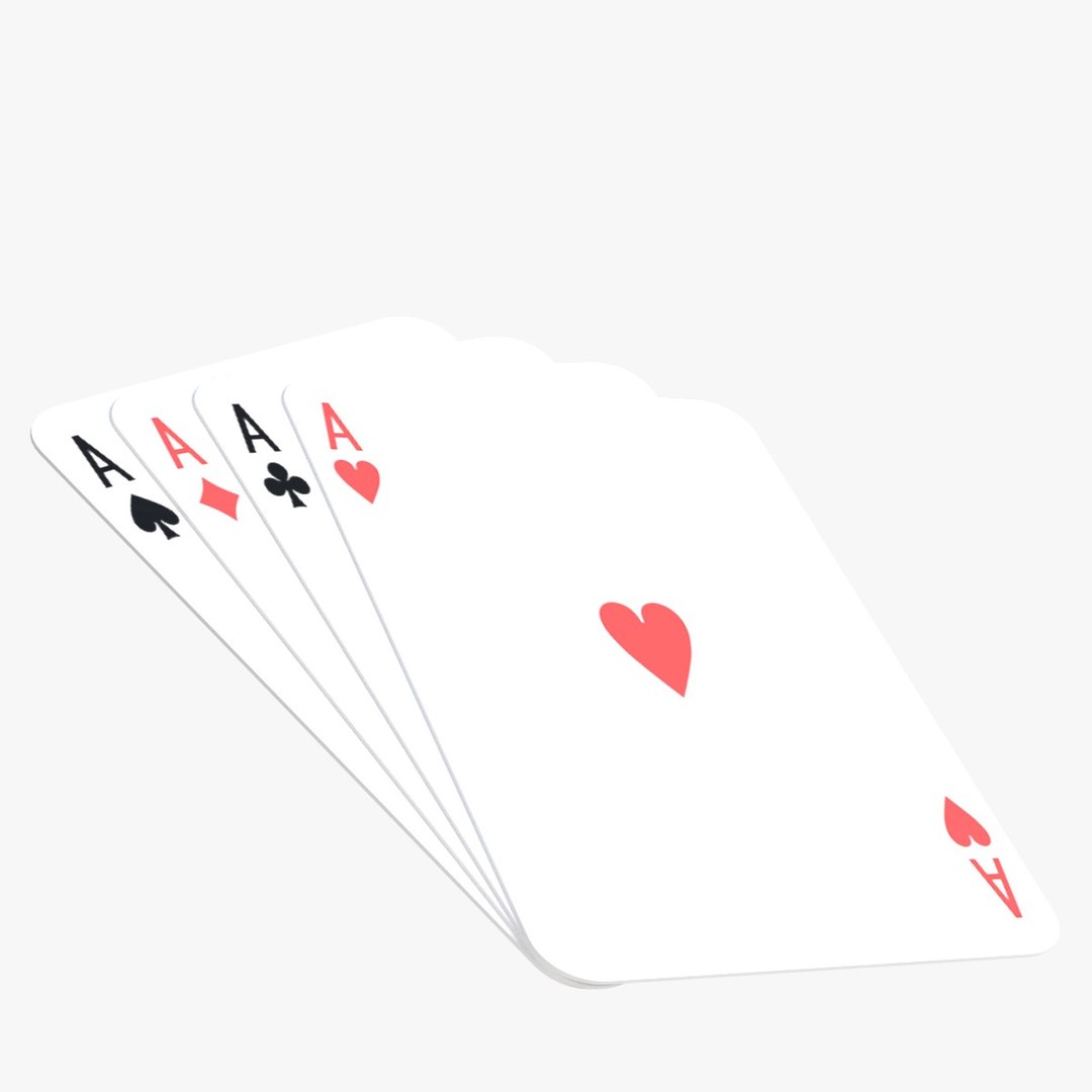 3D Poker Cards Model - TurboSquid 1442015