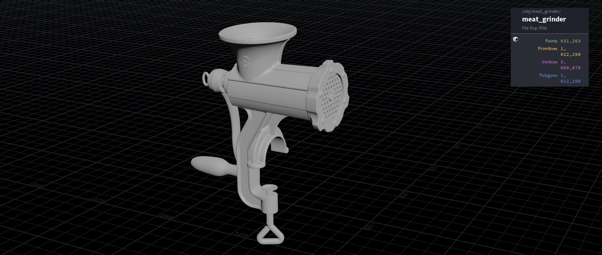 Meat Grinder 3D Model - TurboSquid 1558345
