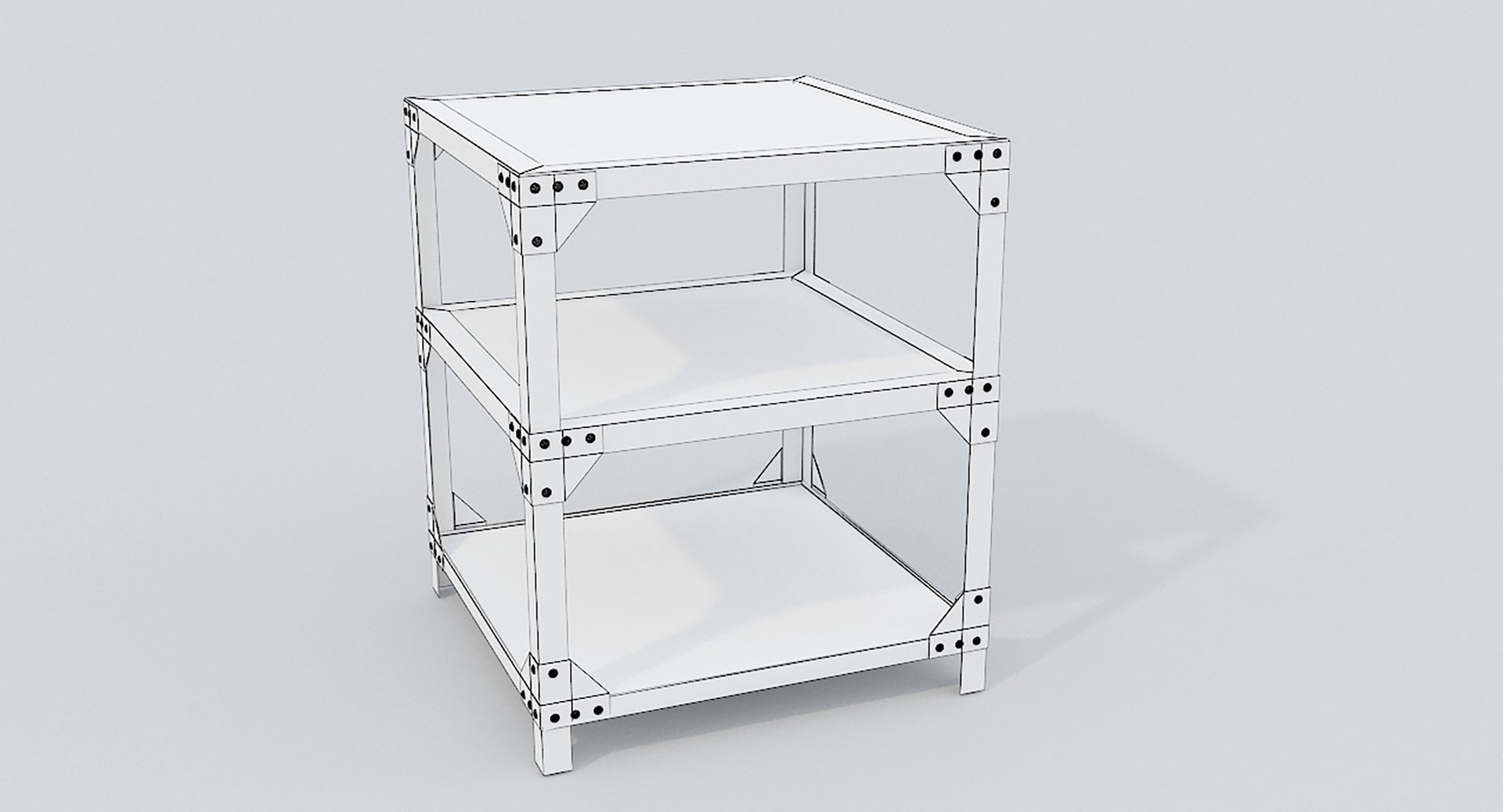 3D Model Metallic PBR Table - TurboSquid 1735384
