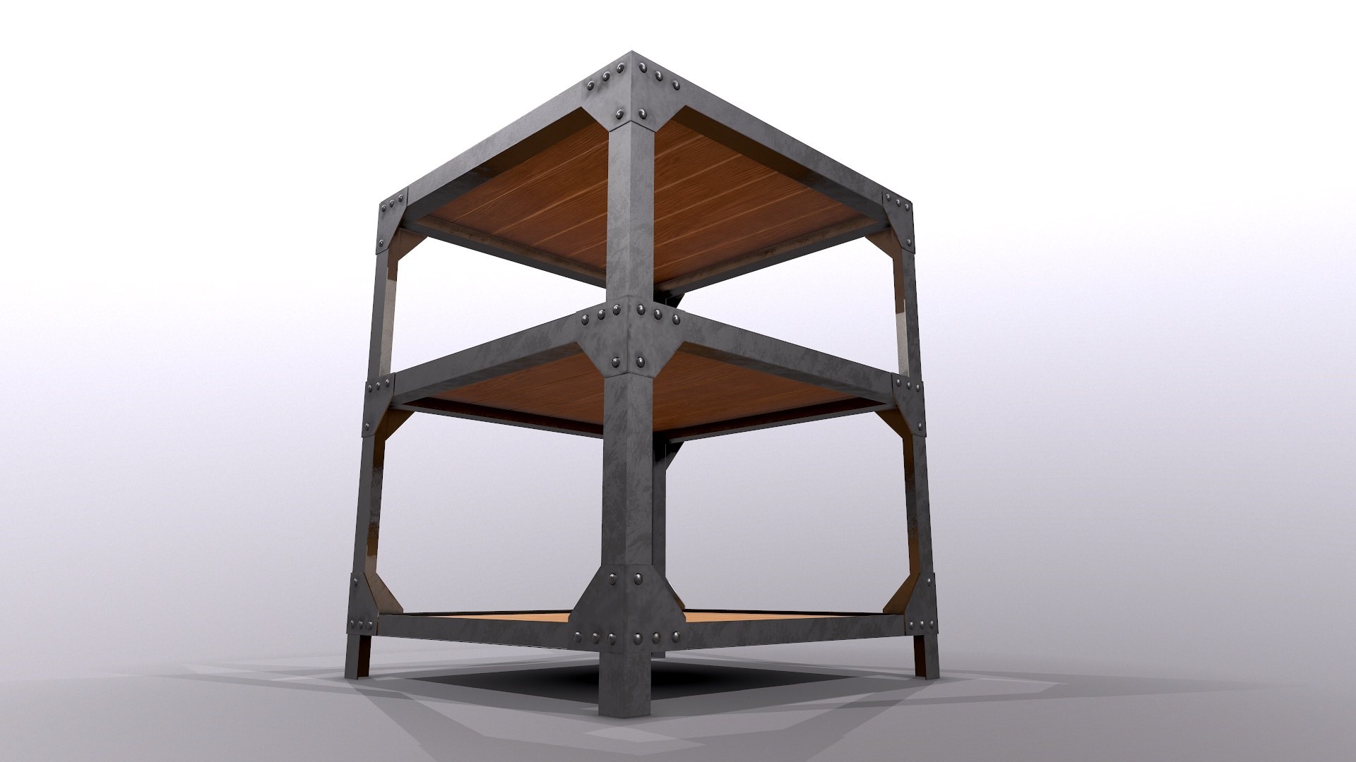3D Model Metallic PBR Table - TurboSquid 1735384