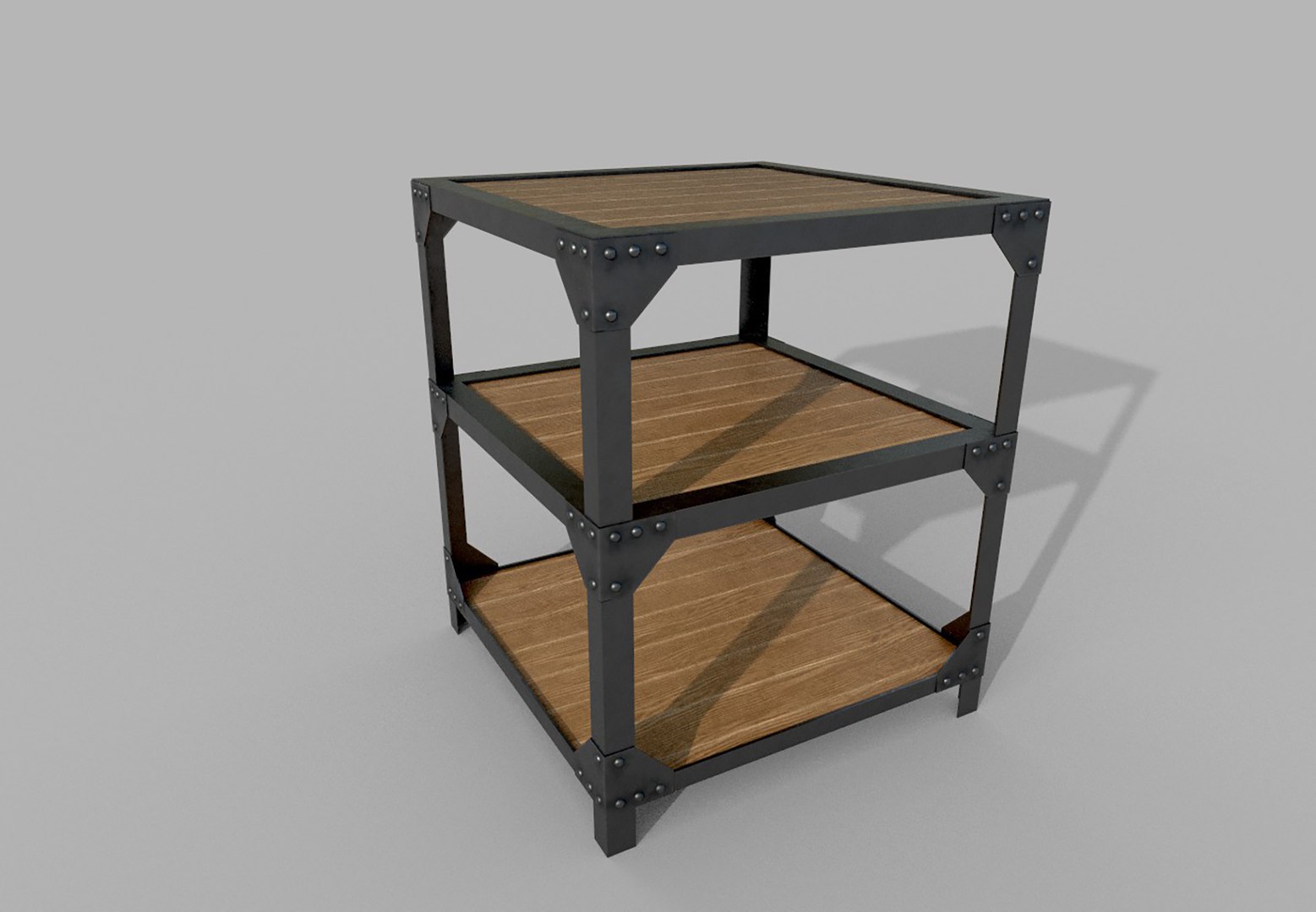 3D Model Metallic PBR Table - TurboSquid 1735384