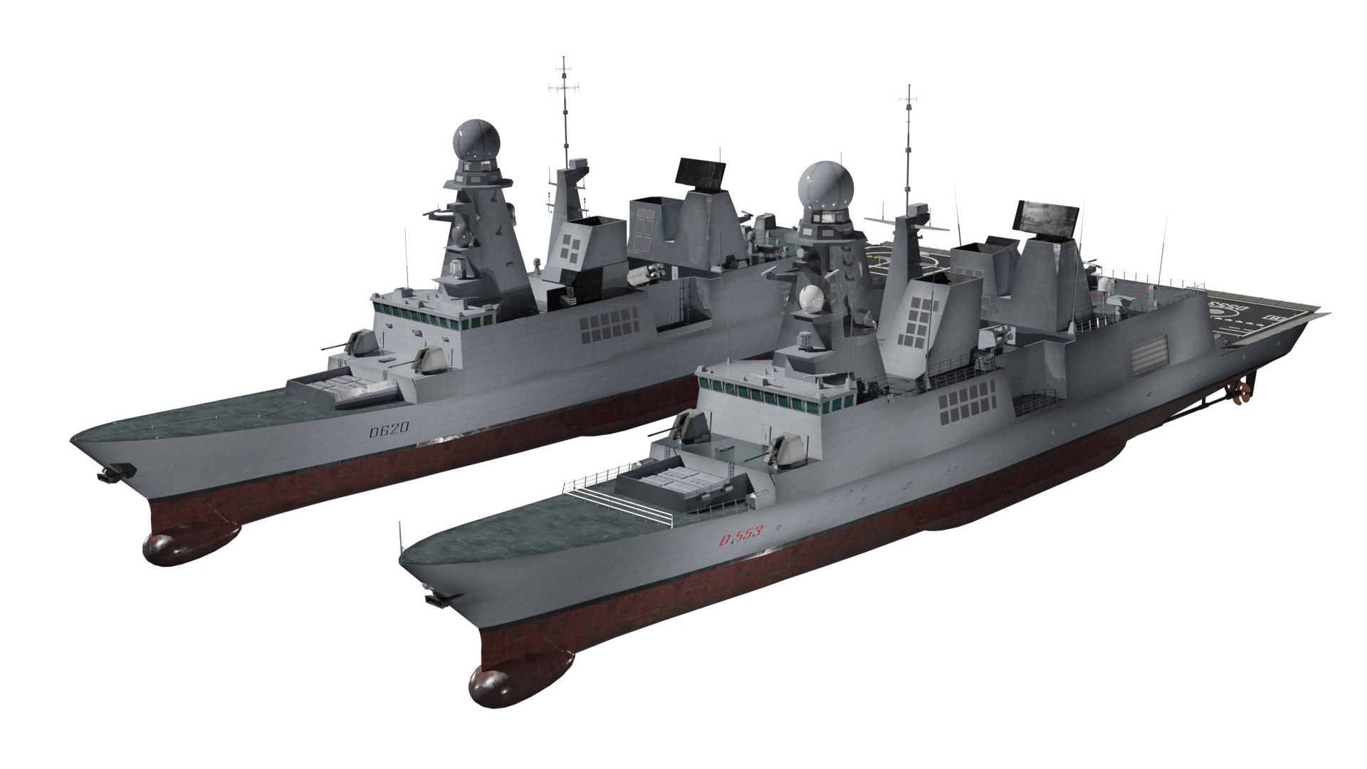 Horizon Class Destroyer 3D - TurboSquid 2419295