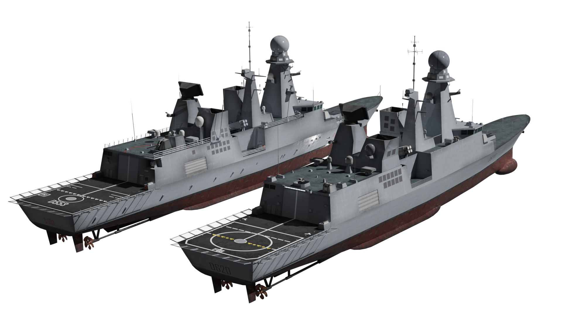 Horizon Class Destroyer 3D - TurboSquid 2419295