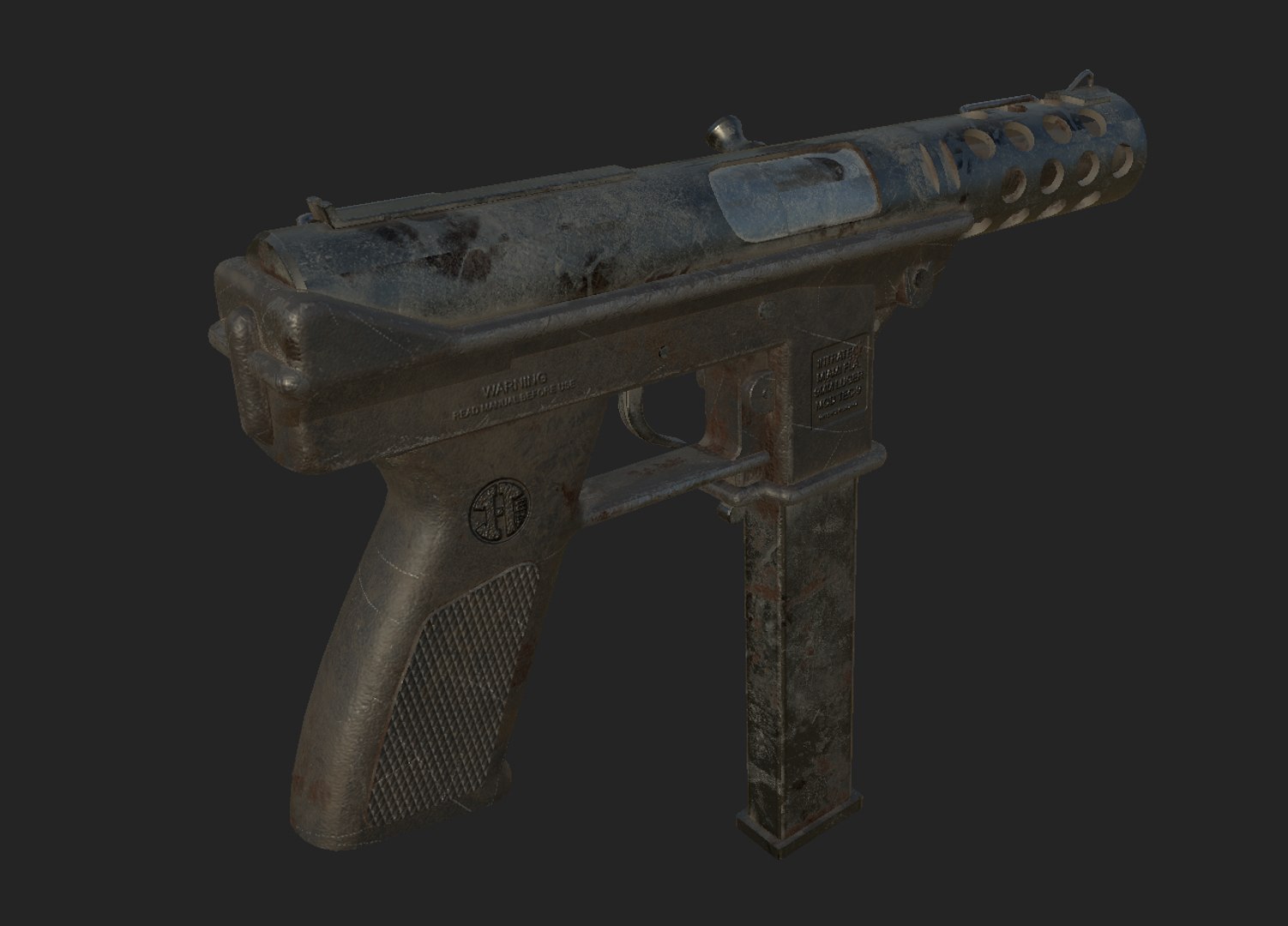 Tec 9 4k 3D Model - TurboSquid 1362108