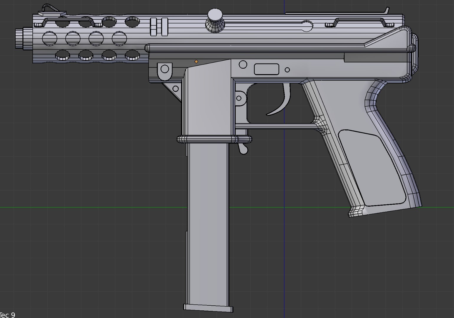 Tec 9 4k 3D Model - TurboSquid 1362108