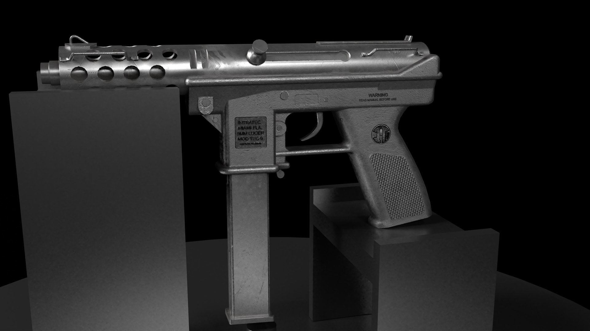 Tec 9 4k 3D Model - TurboSquid 1362108