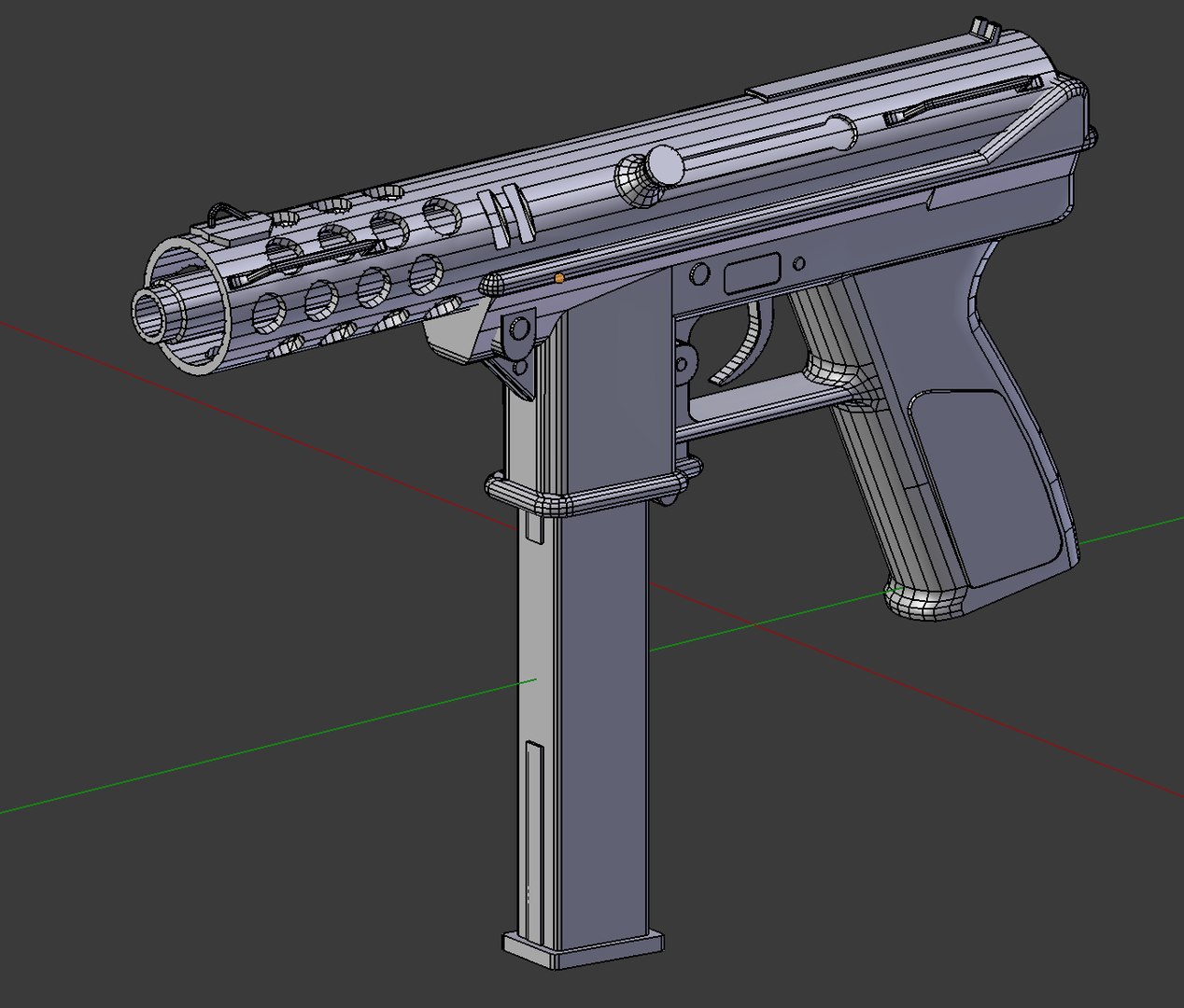 Tec 9 4k 3D Model - TurboSquid 1362108