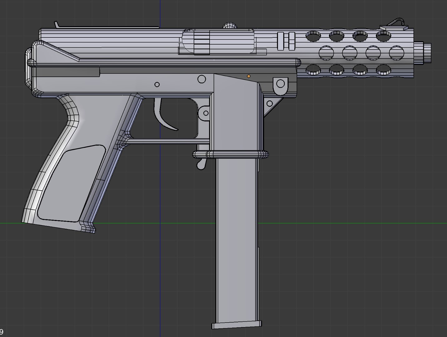 Tec 9 4k 3D Model - TurboSquid 1362108