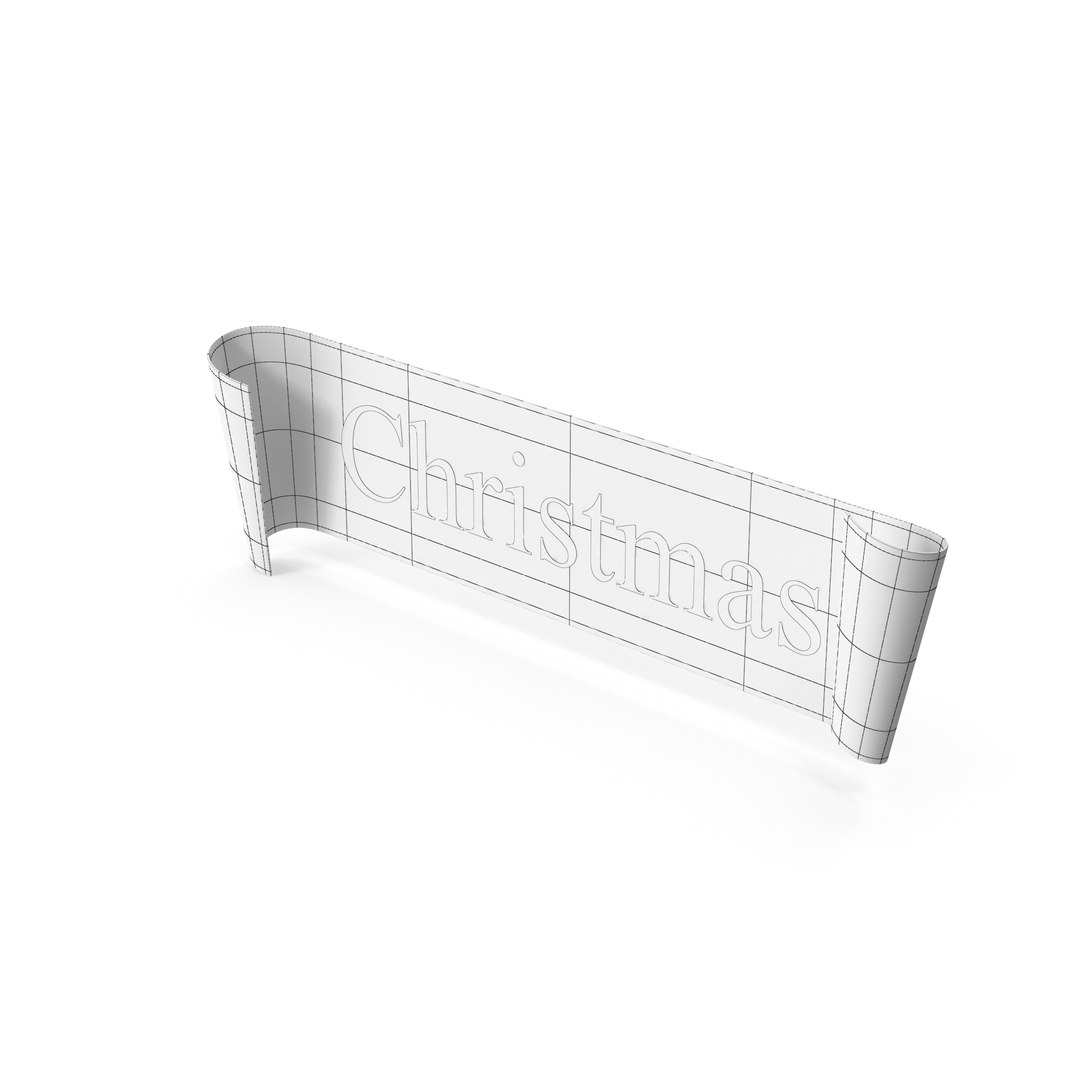 3D Christmas Banner Model - TurboSquid 2048144