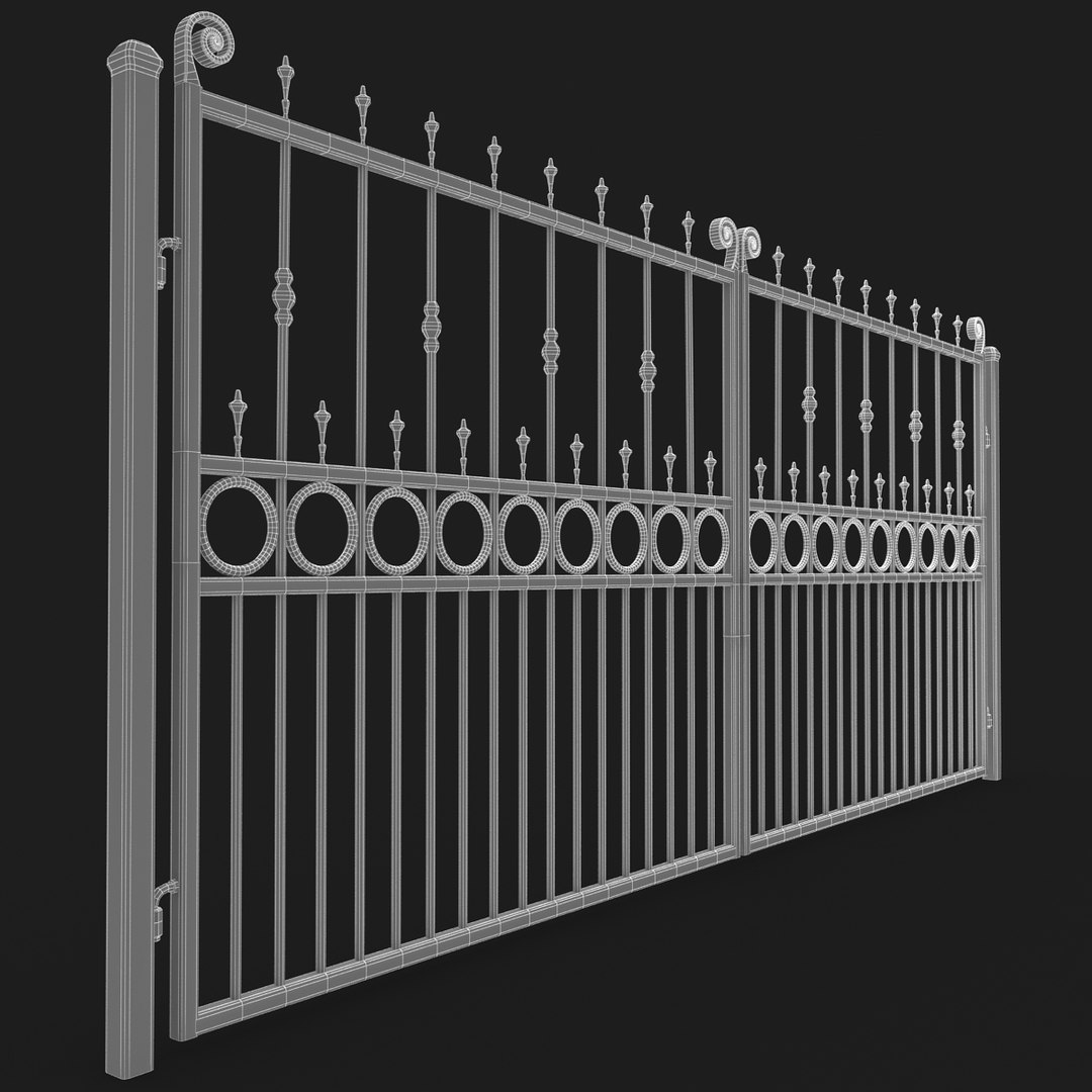 3D Gates 2 - TurboSquid 1232516