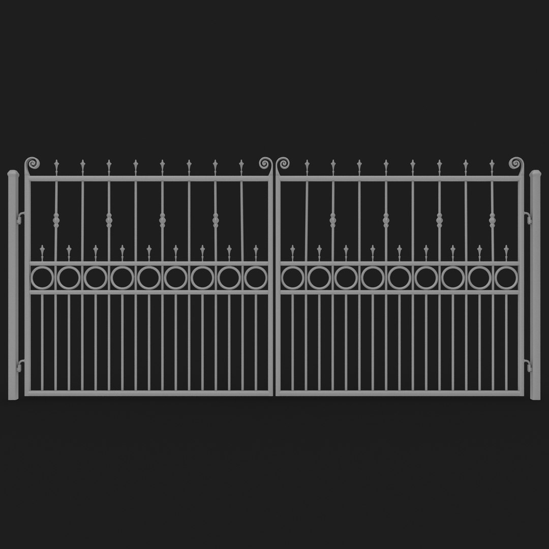 3D Gates 2 - TurboSquid 1232516