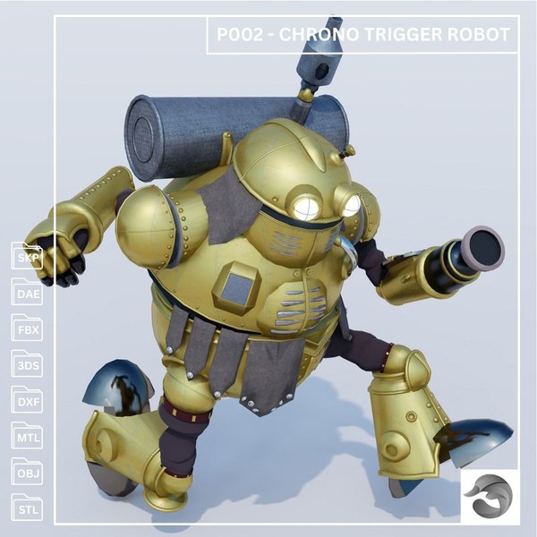 P002 CHRONO TRIGGER ROBOT 3D - TurboSquid 2049840
