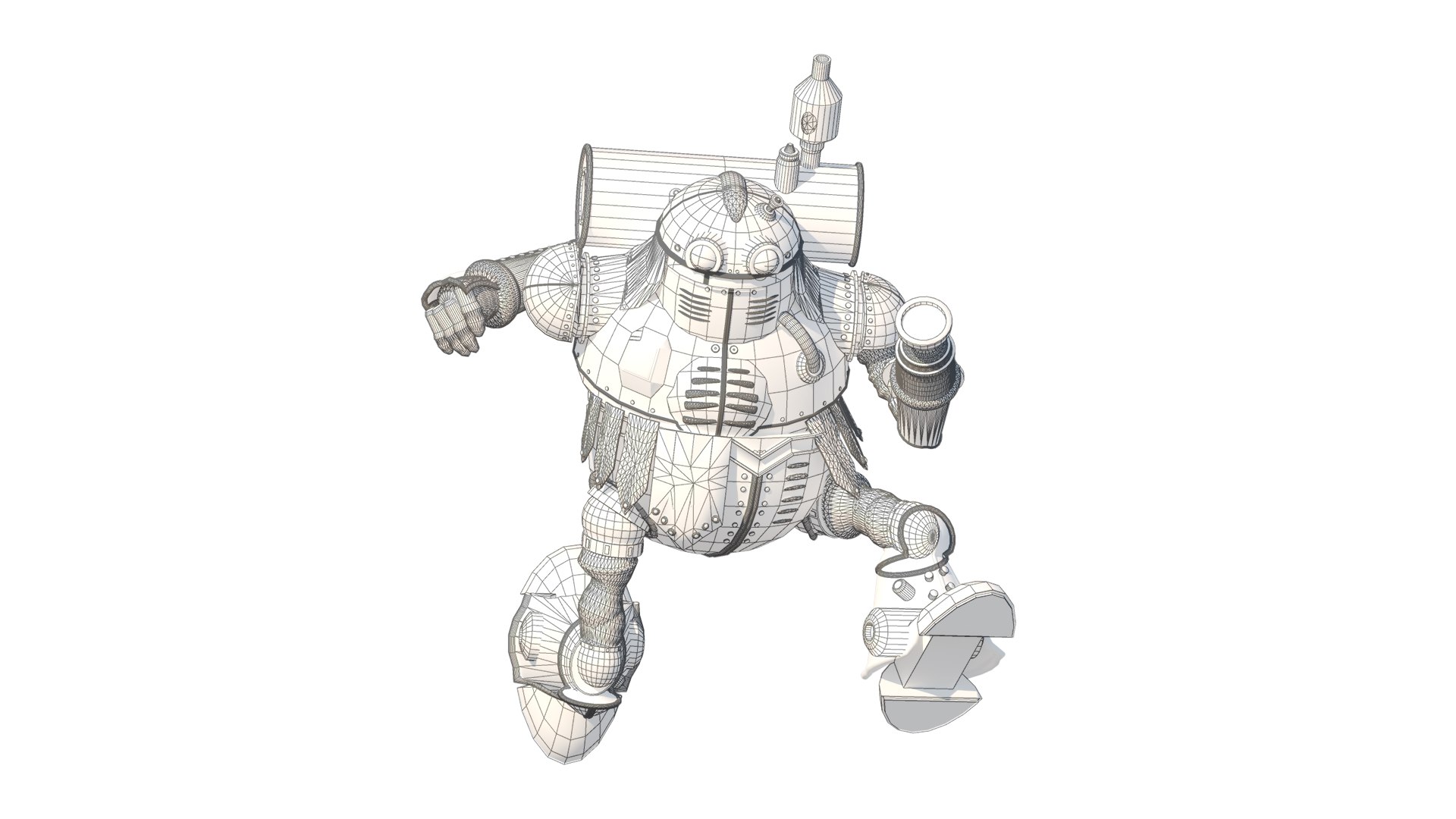 P002 CHRONO TRIGGER ROBOT 3D - TurboSquid 2049840