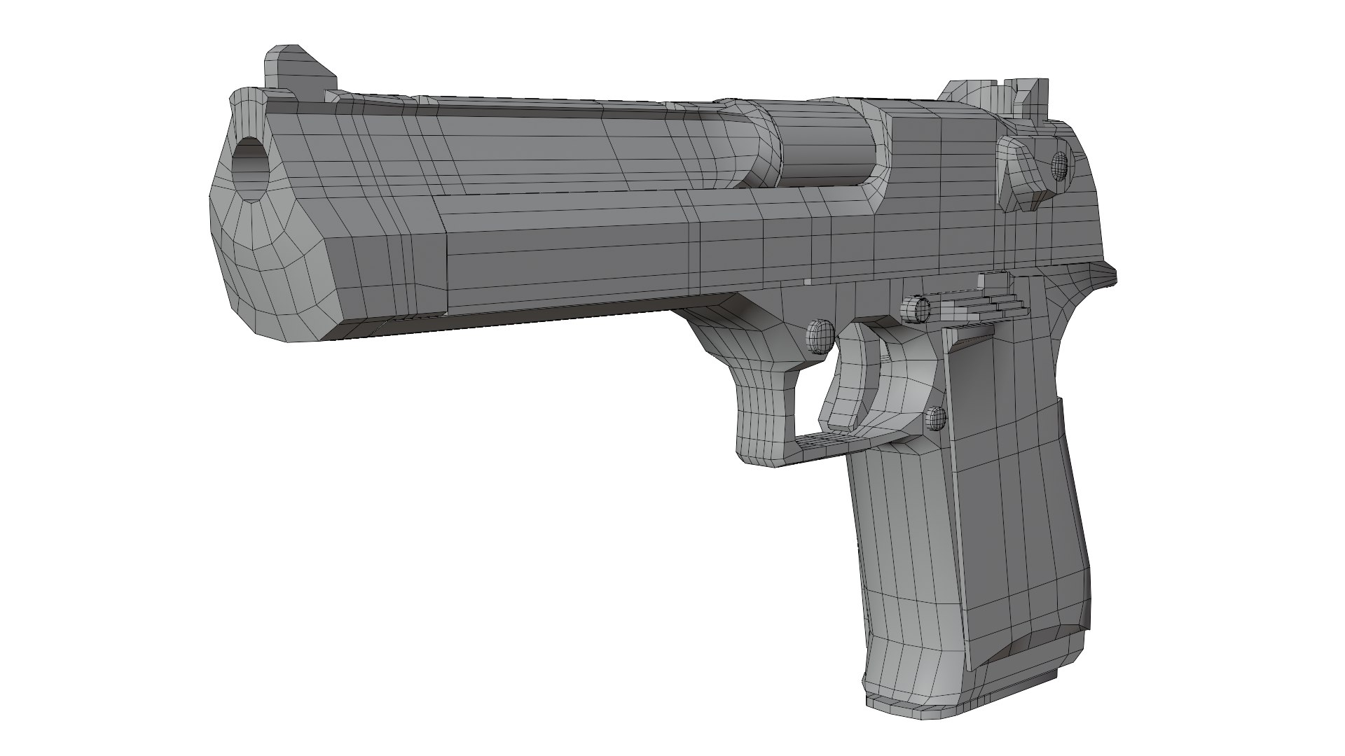 3D Desert Eagle Mark VII 50AE Game Ready - TurboSquid 1932981