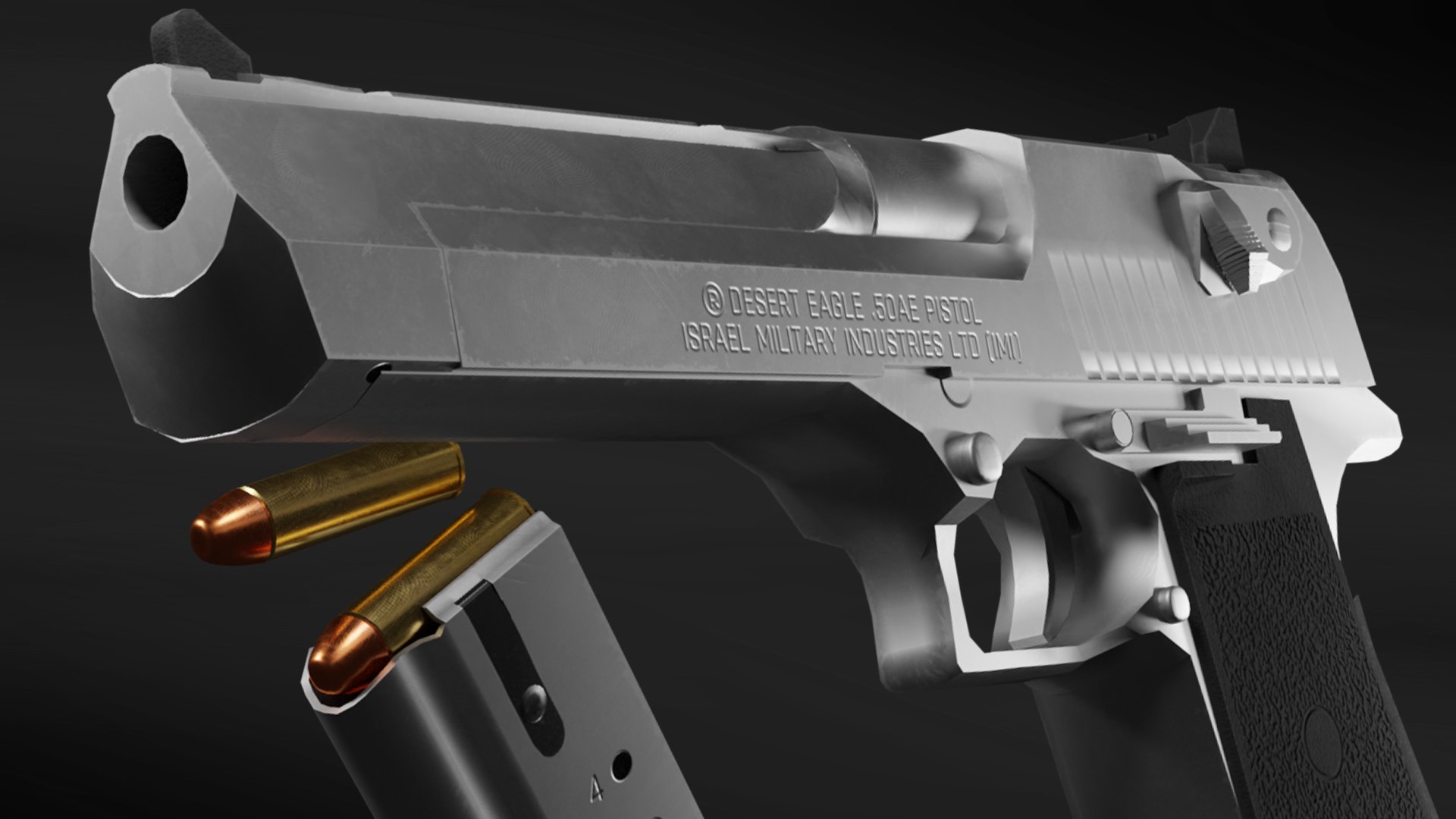 3D Desert Eagle Mark VII 50AE Game Ready - TurboSquid 1932981
