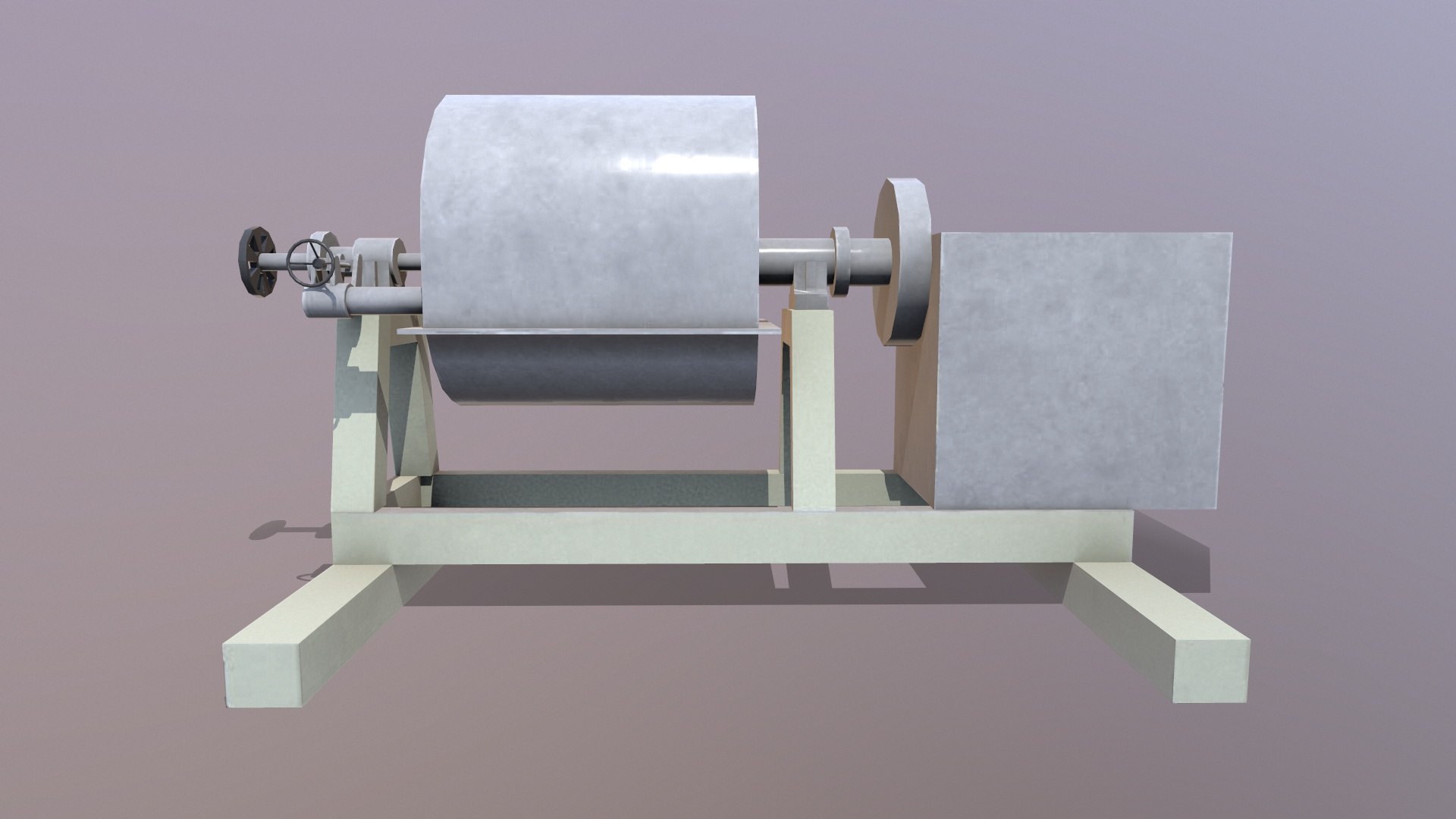 3D Model Ball Mill Machine - TurboSquid 2288321