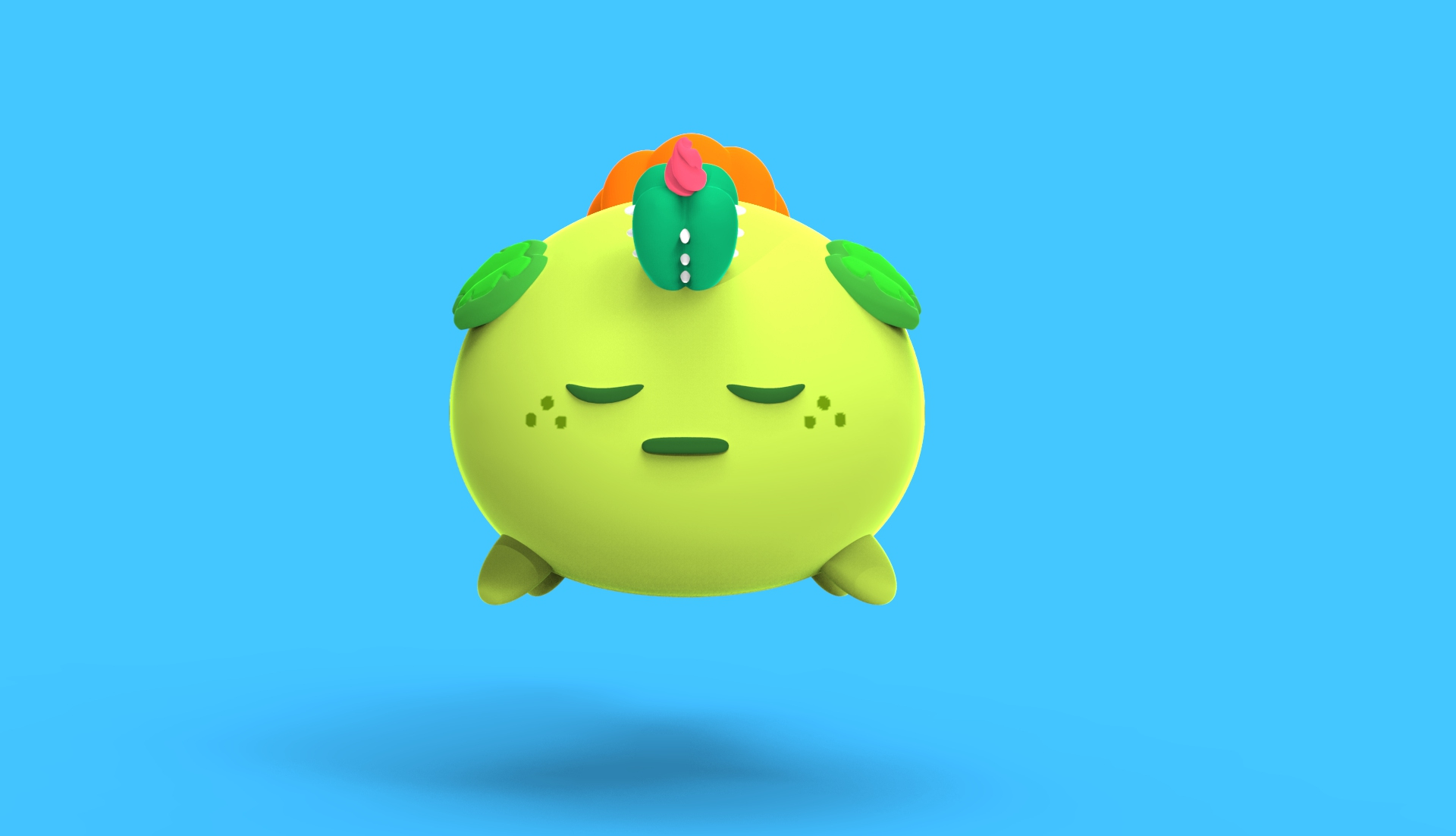 3D model AxiePlant3D - TurboSquid 1794425