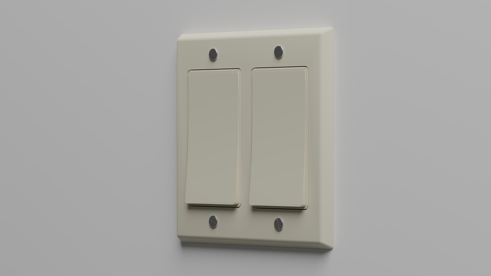 Lightswitch Rockers X2 Model - TurboSquid 2177721