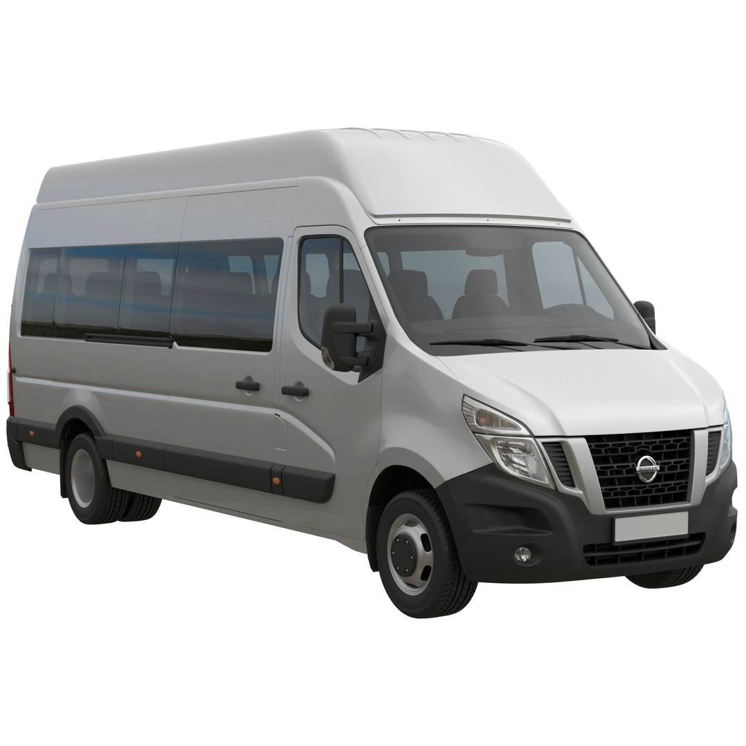 3D Nissan NV400 Passenger Minibus MAXI Model - TurboSquid 1918014