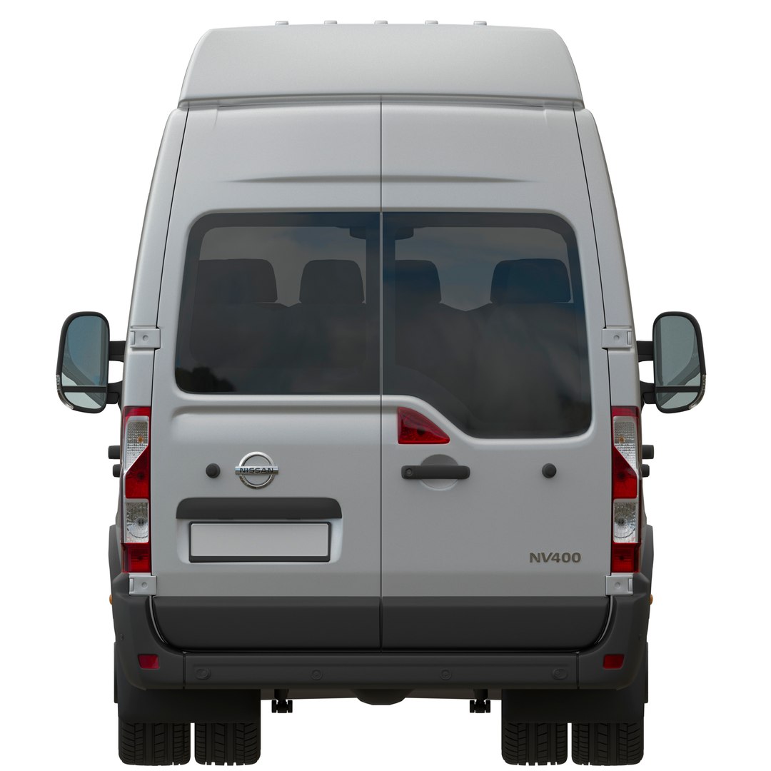 3D Nissan NV400 Passenger Minibus MAXI Model - TurboSquid 1918014