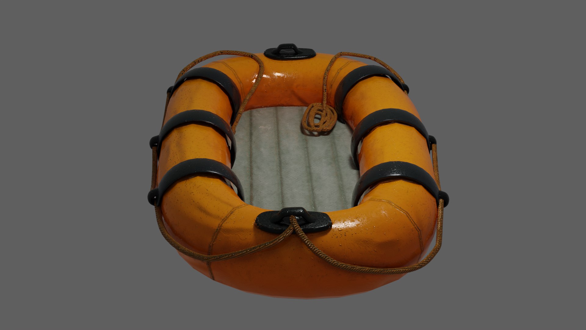 Yellow Raft Boat 3D Model - TurboSquid 2015879
