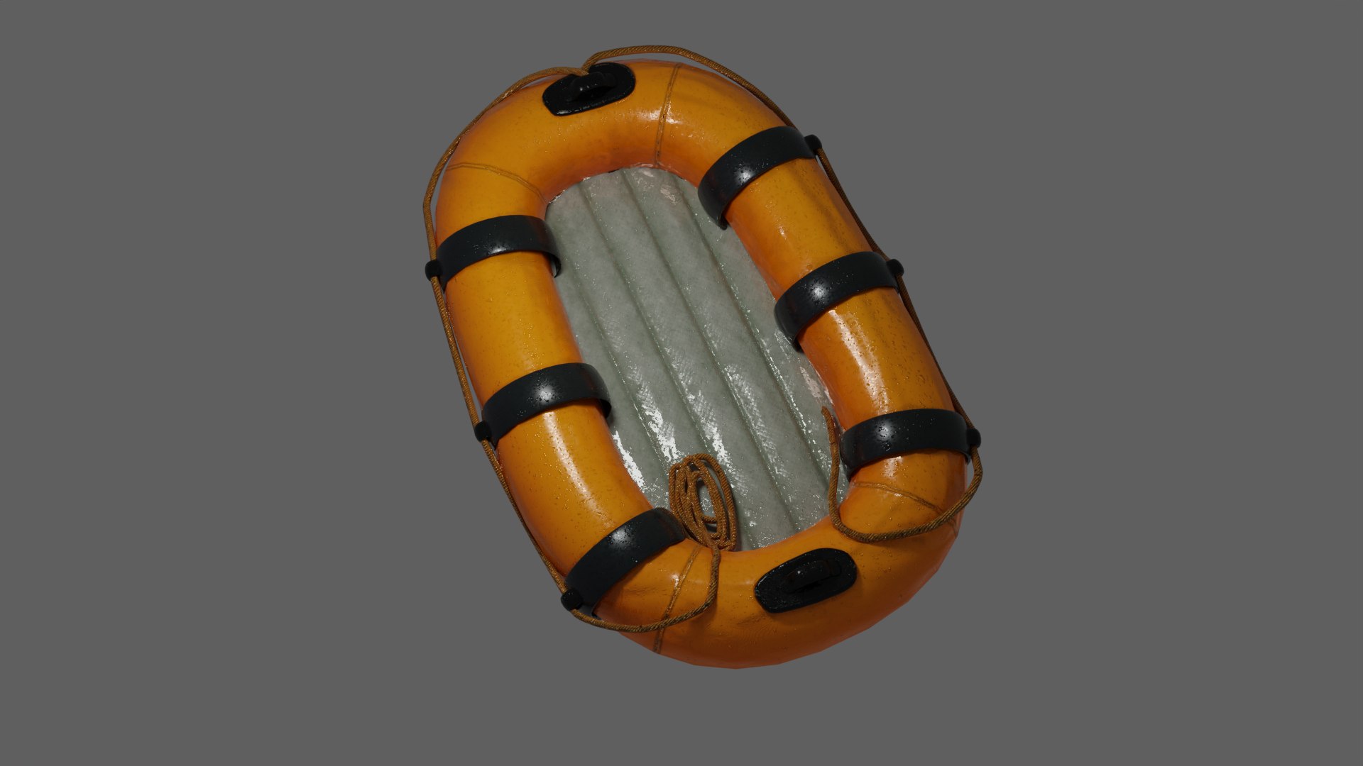 Yellow Raft Boat 3D Model - TurboSquid 2015879