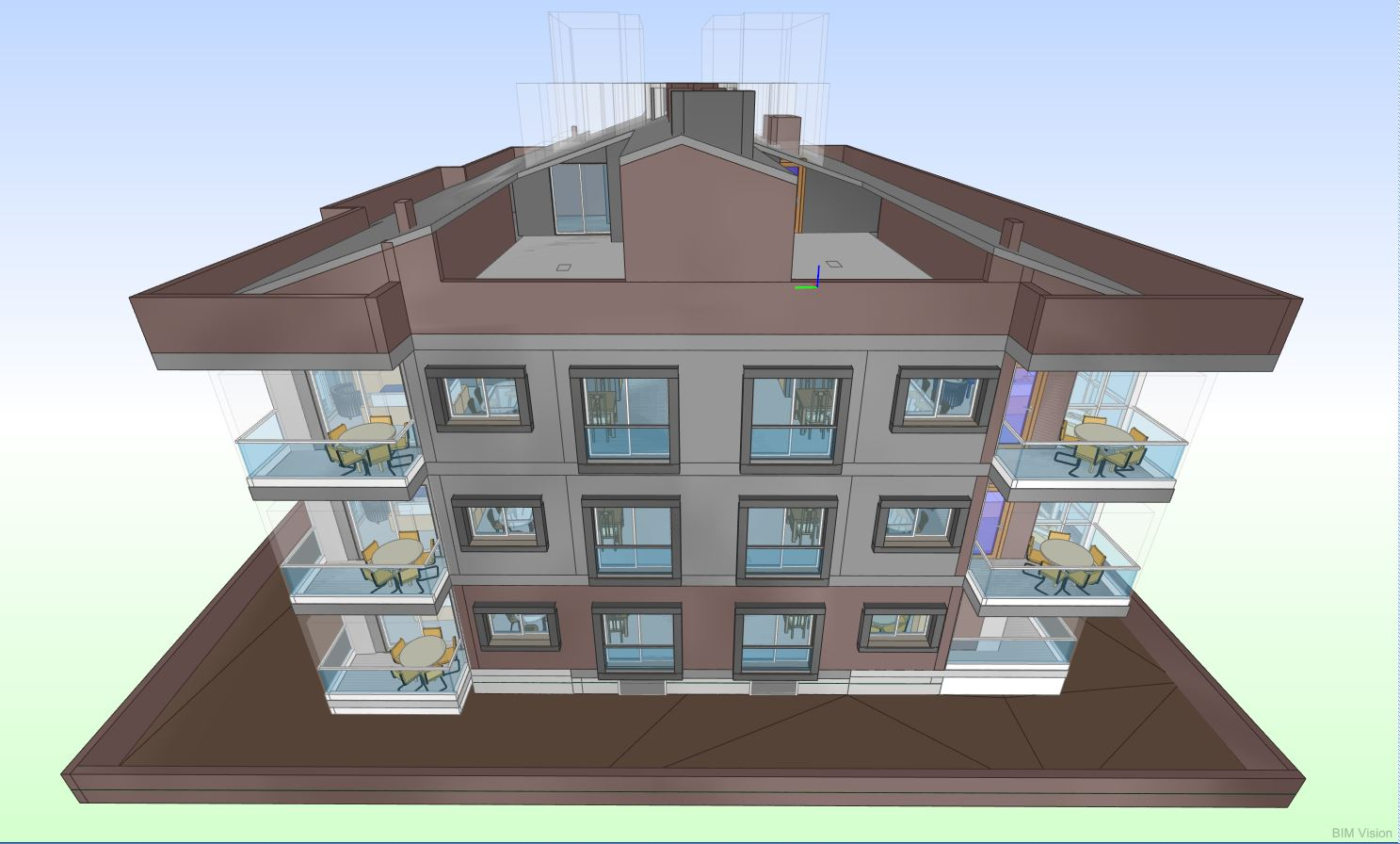 Apartment building revit 3D model - TurboSquid 1358289