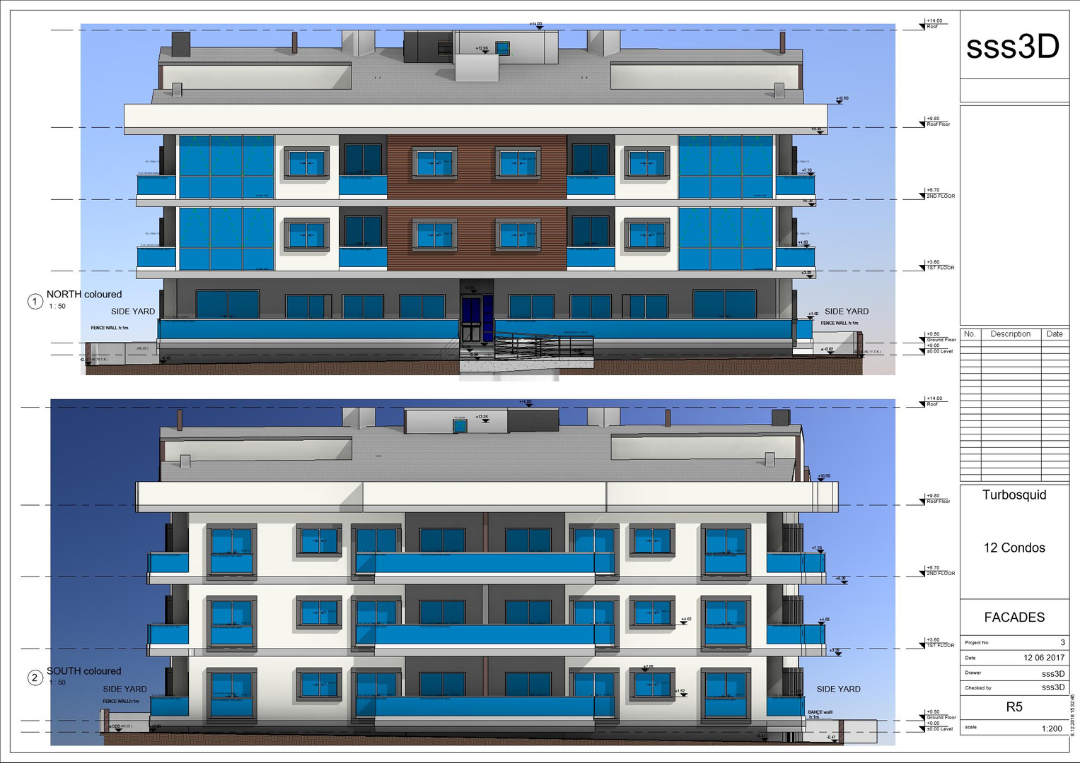 Apartment building revit 3D model - TurboSquid 1358289