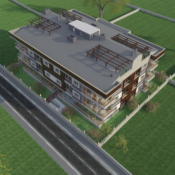 Apartment building revit 3D model - TurboSquid 1358289