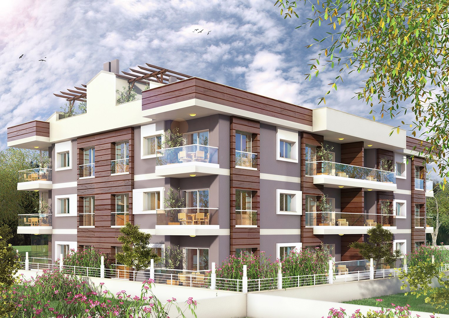 Apartment building revit 3D model - TurboSquid 1358289