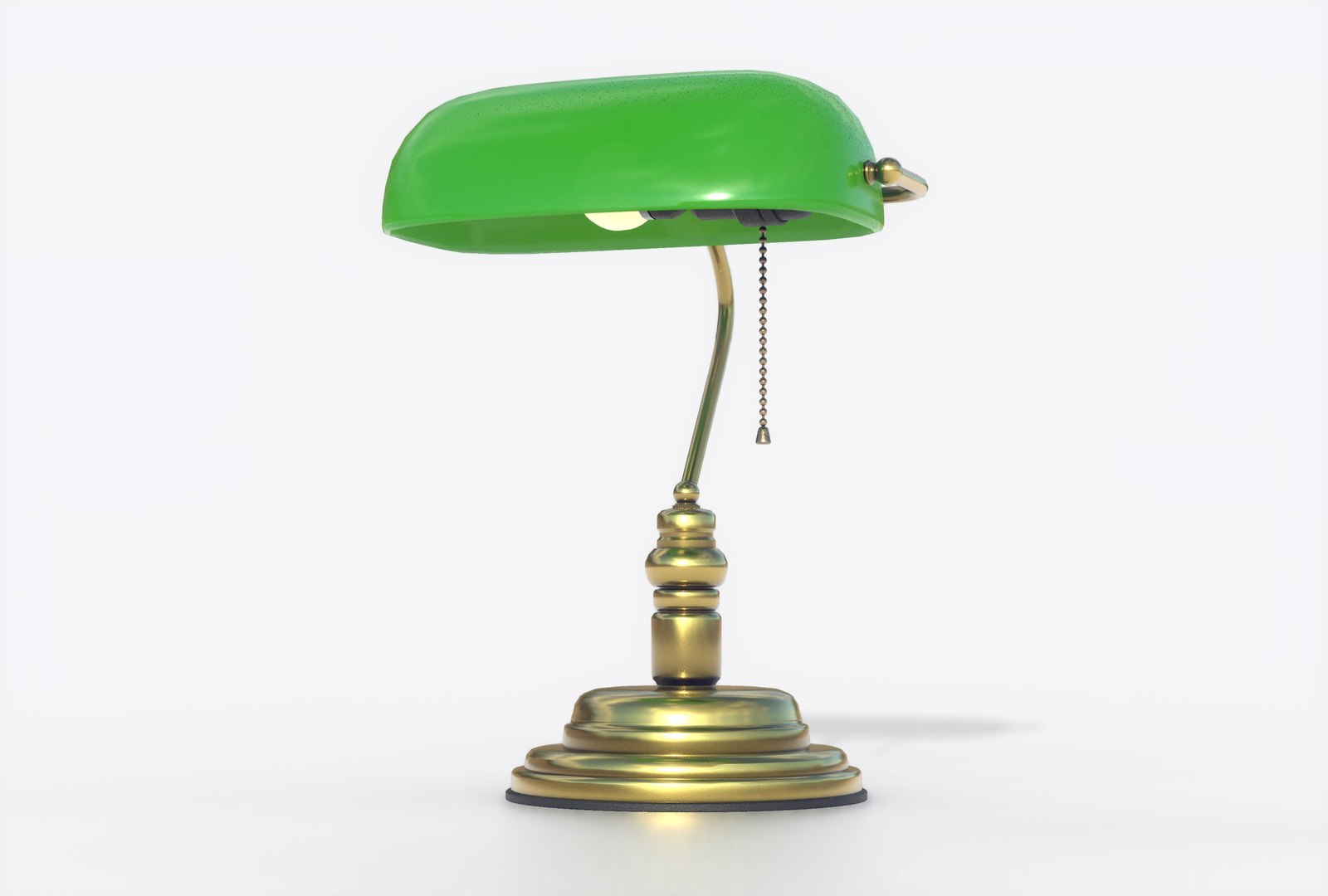 3D Model Bankers Lamp - TurboSquid 1851370