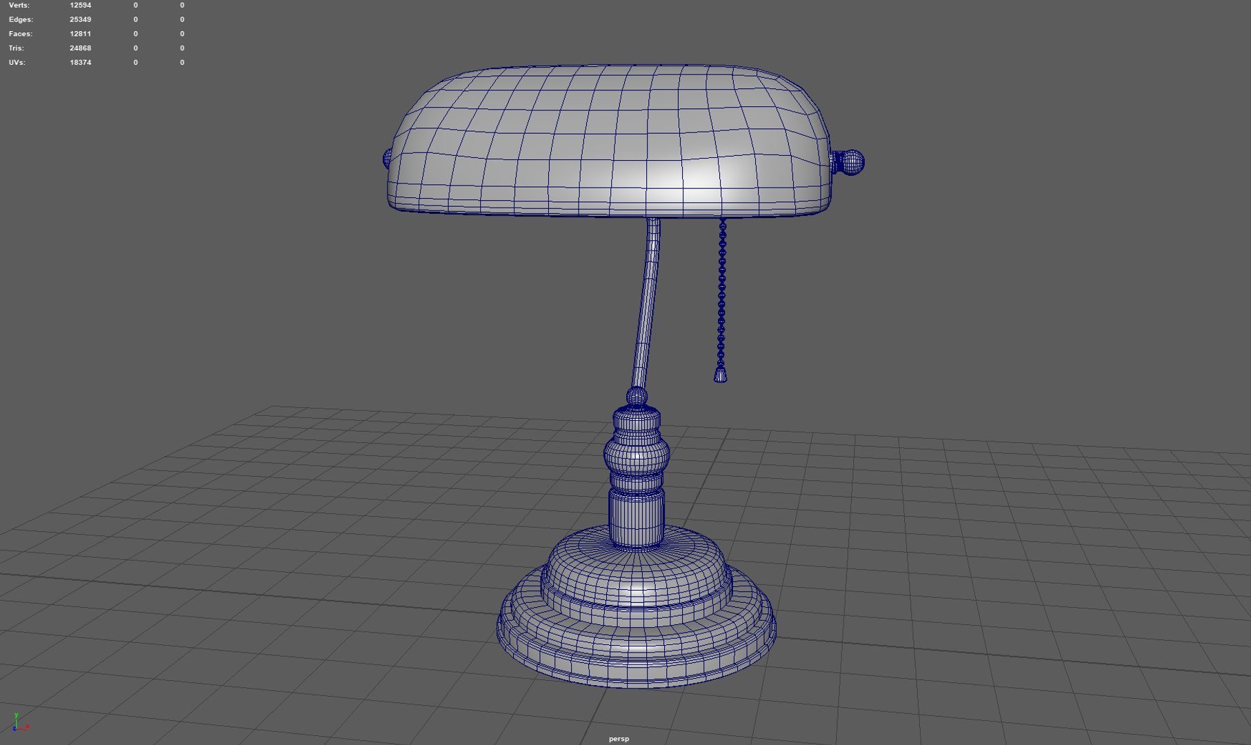 3D Model Bankers Lamp - TurboSquid 1851370
