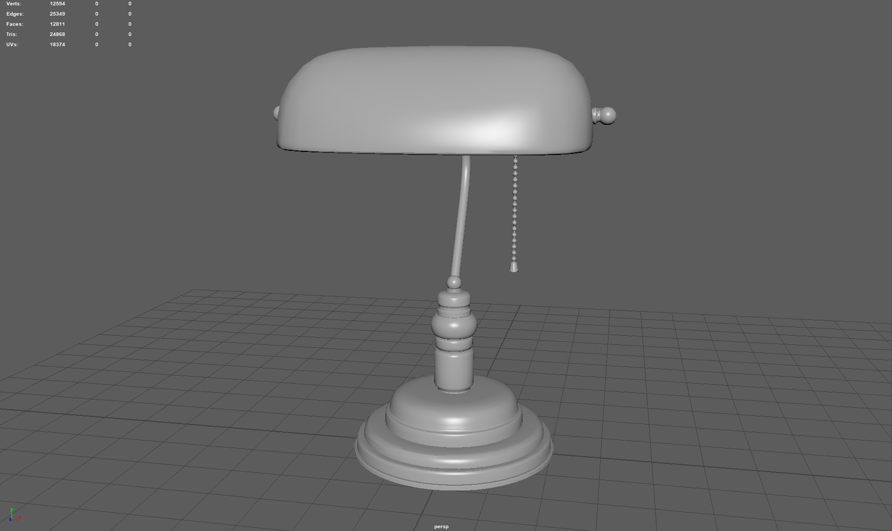 3D Model Bankers Lamp - TurboSquid 1851370
