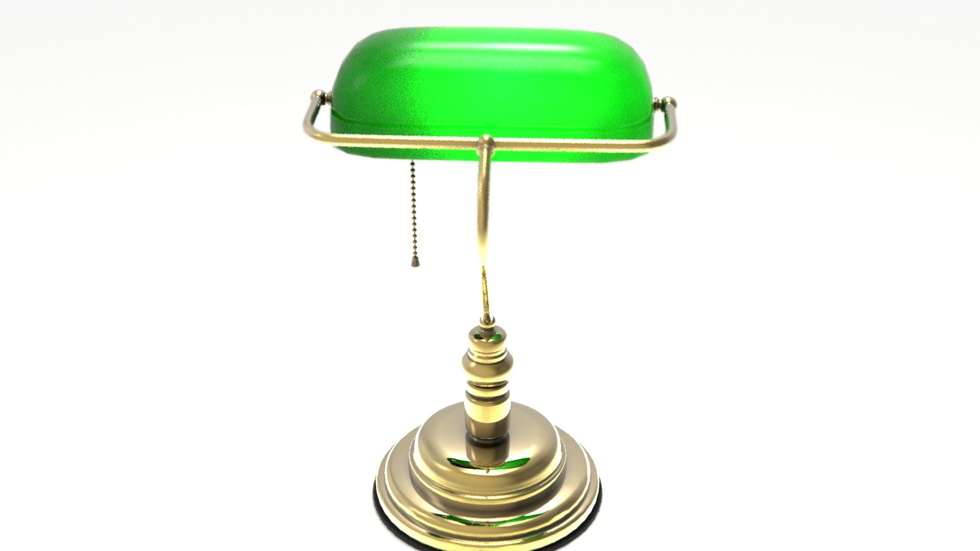 3D Model Bankers Lamp - TurboSquid 1851370