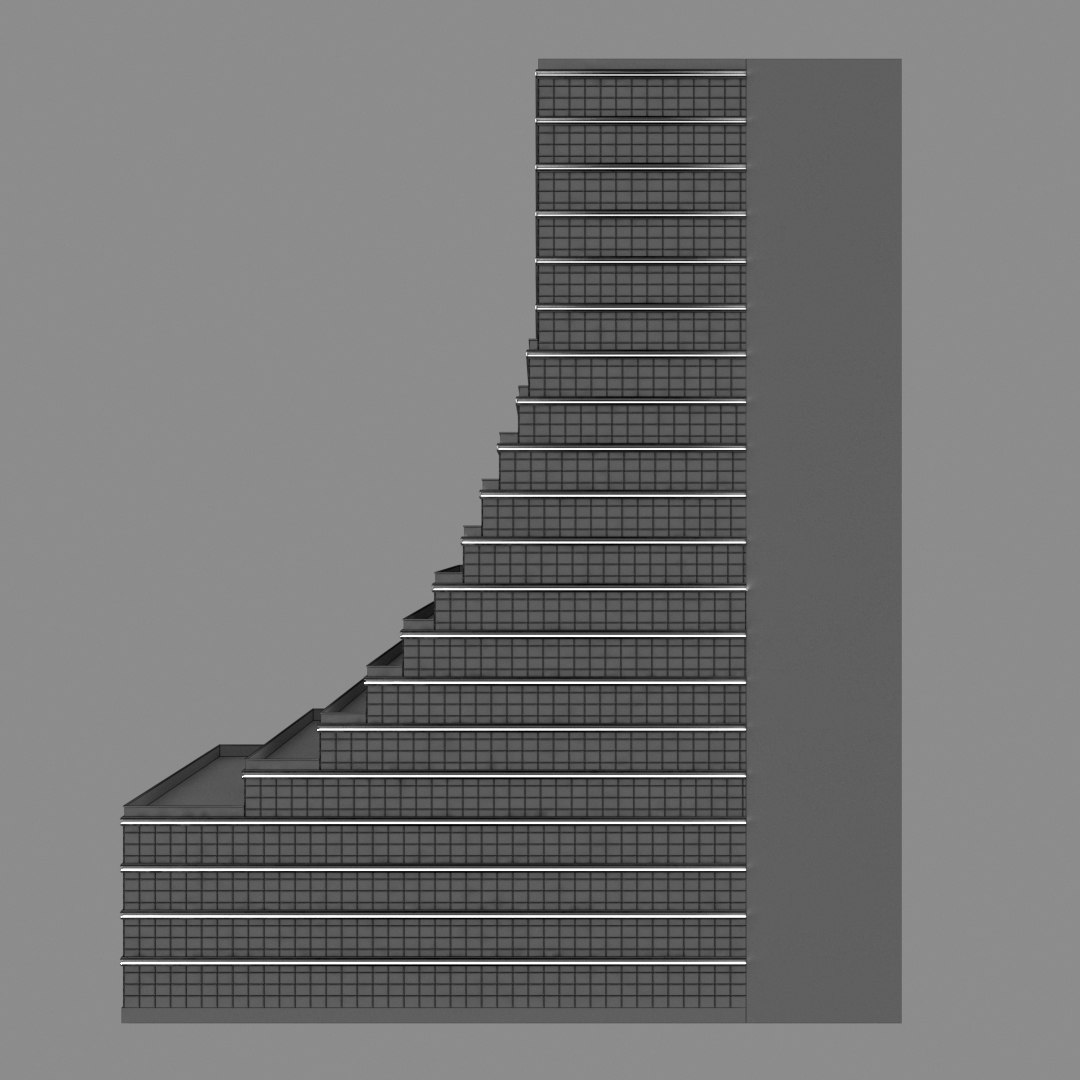 Modelled Skyscraper Sliding Led Light Model - TurboSquid 1519976