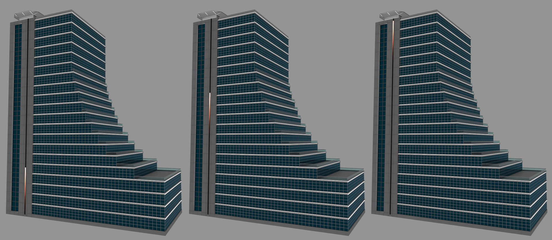 Modelled Skyscraper Sliding Led Light Model - TurboSquid 1519976