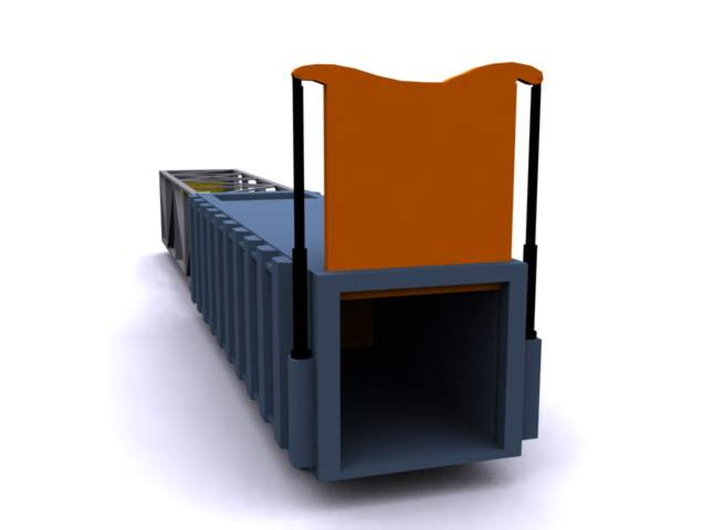 Garbage Compactor 3d Model