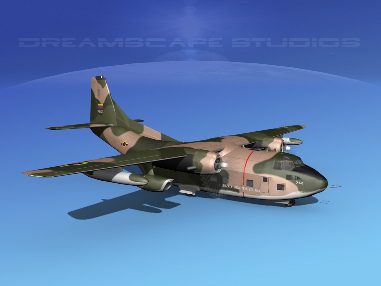 3D Aircraft Fairchild C-123 Provider Model - TurboSquid 1307985