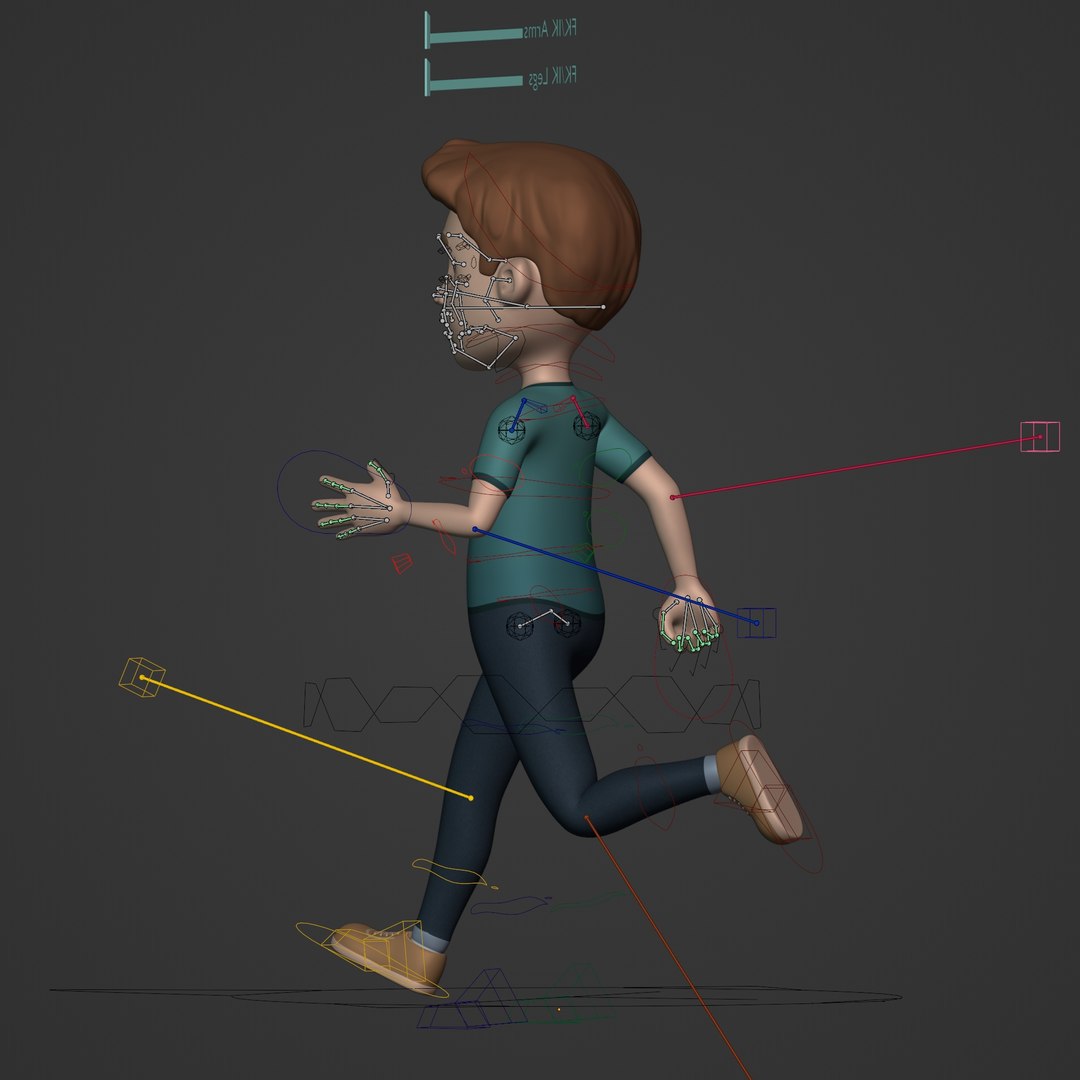 3D Man Cartoon Model - TurboSquid 1405963