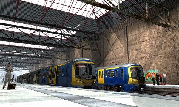 modèle 3D de Train Class 365 Uk - TurboSquid 660283