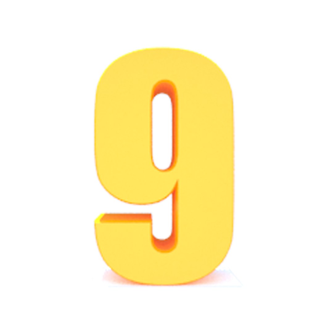 Number 3D Model - TurboSquid 1814888