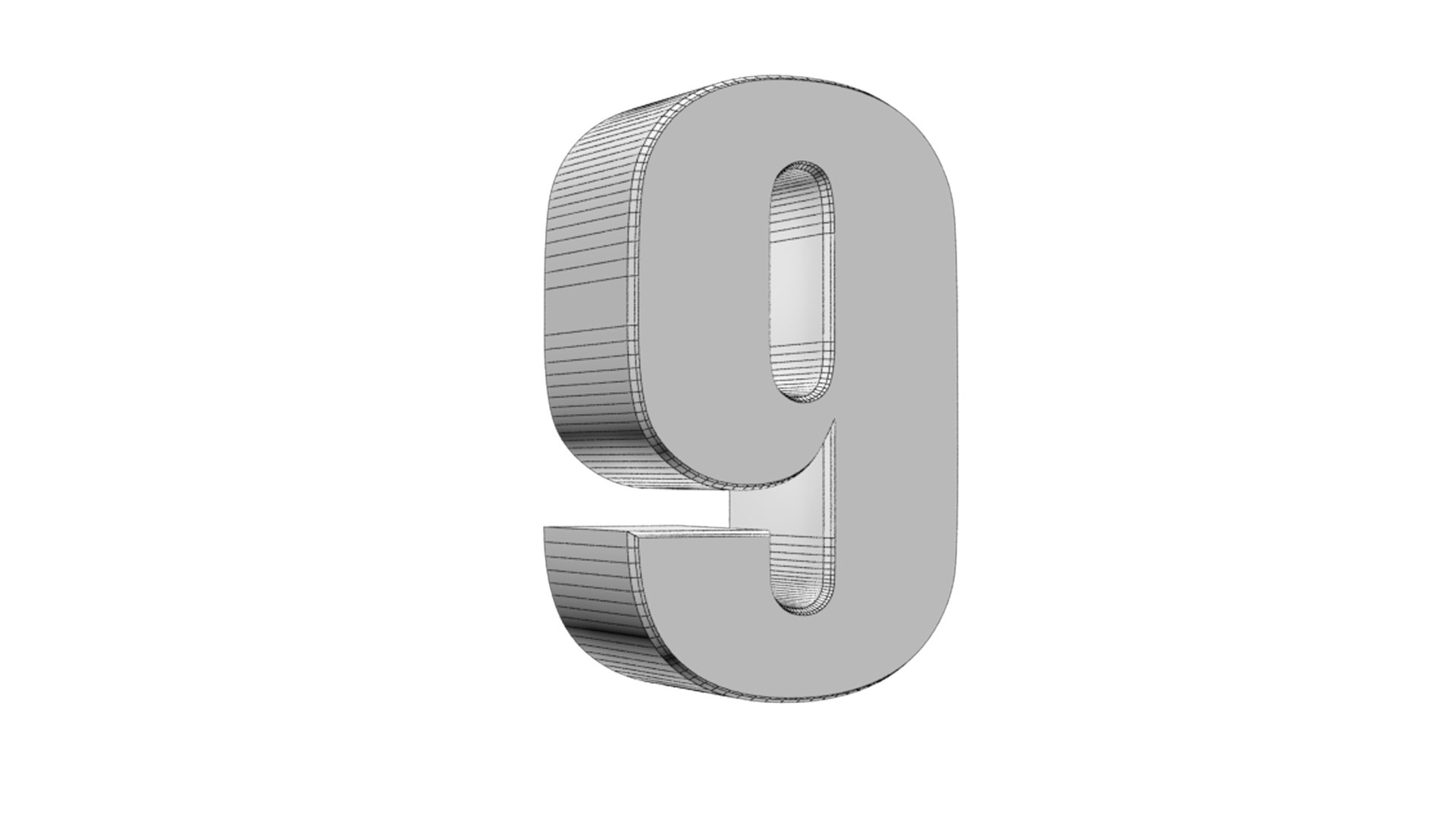 Number 3D Model - TurboSquid 1814888